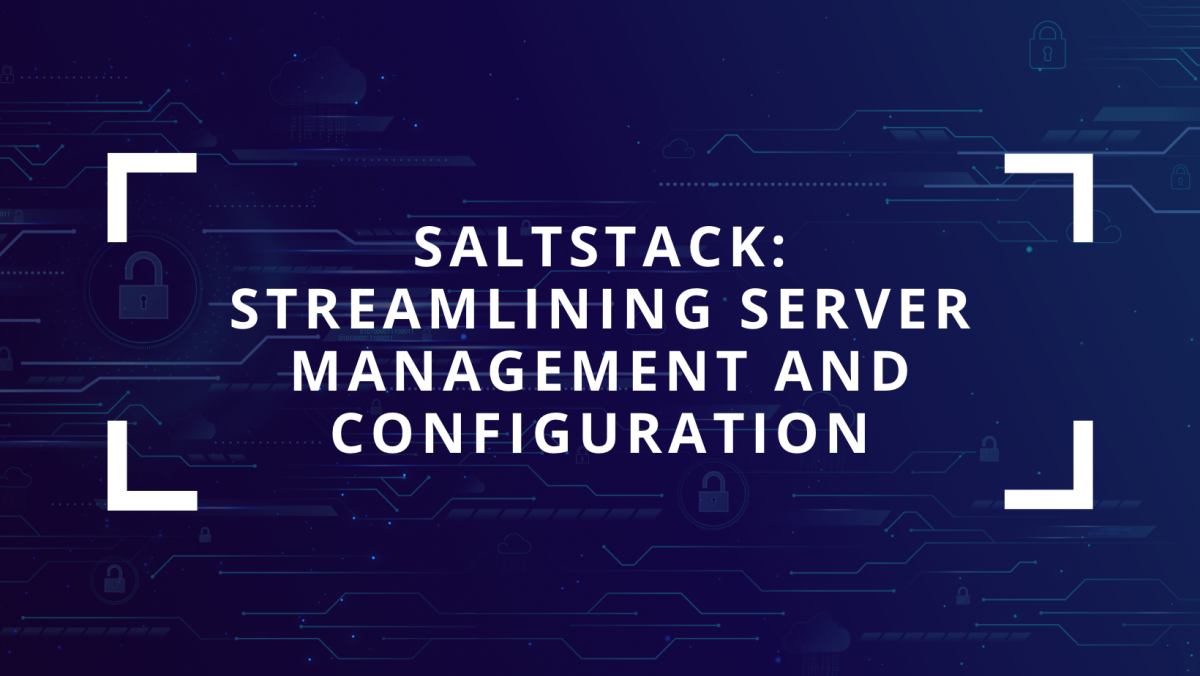 SaltStack (Salt): Streamlining Server Management and Configuration - maholick.com